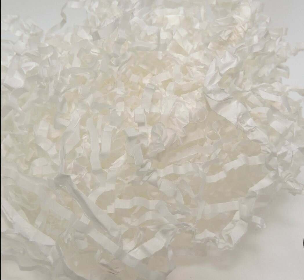 Бумажный наполнитель для коробок белый 100 грамм