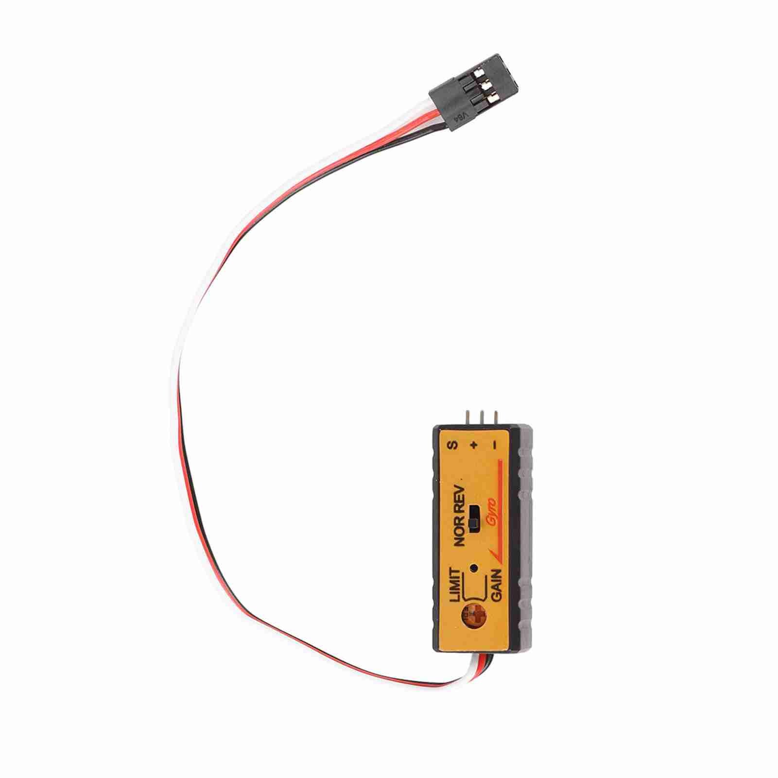 RC Стабильность управления гироскопом Точный одноступенчатый коэффициент усиления Чувствительность RC автомобильный гироскоп контроллер модуль 4-6 В
