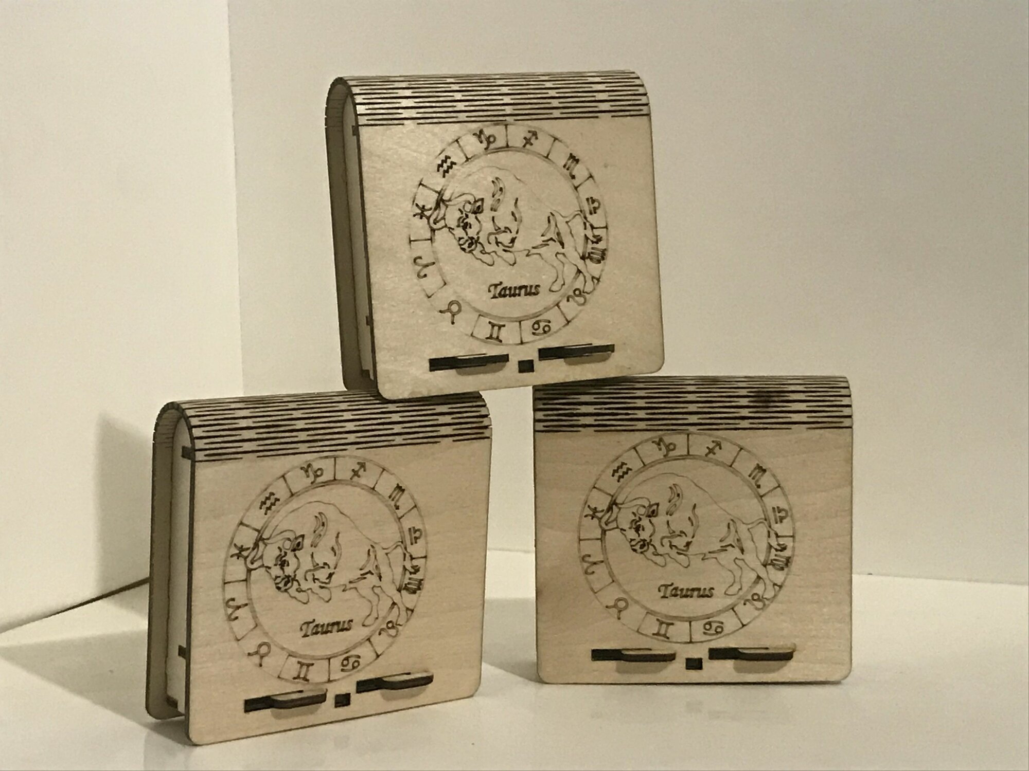 Шкатулка для подарка зодиак "Телец"