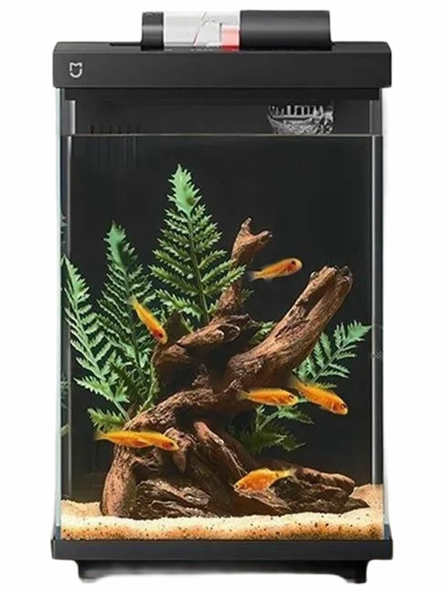 Умный аквариум на 10 литров Xiaomi Mijia Smart Fish Tank MYG200, чёрный