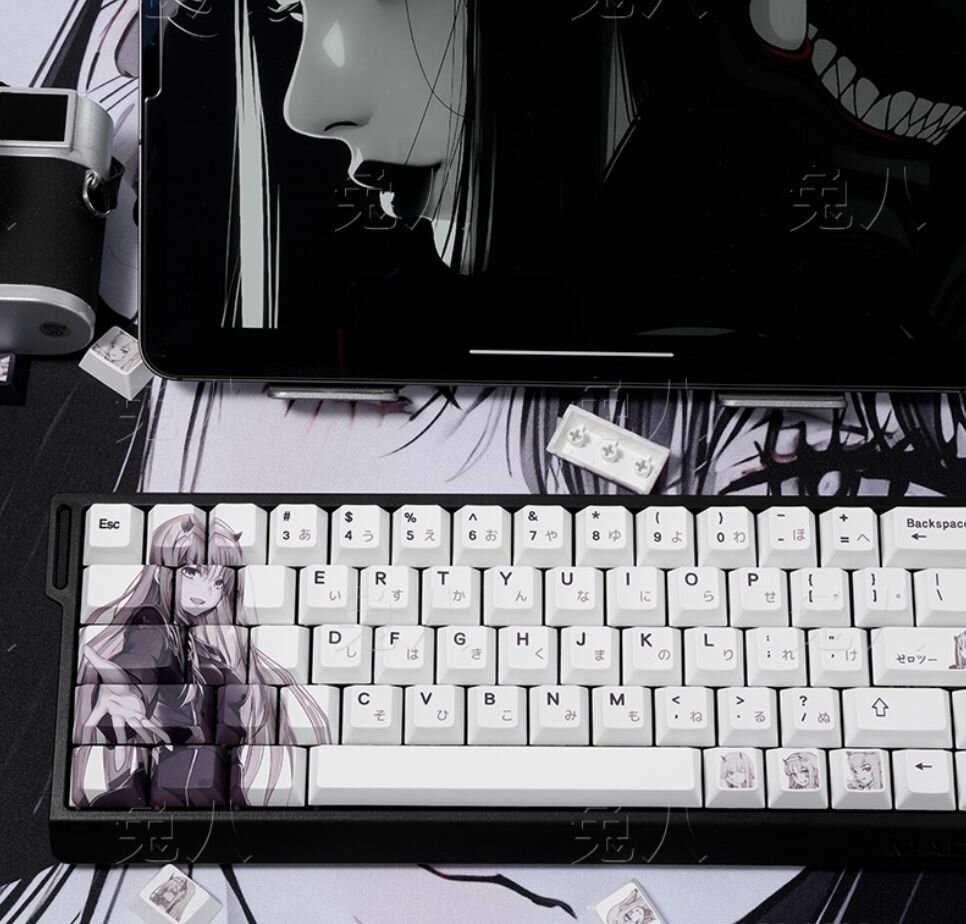 Кейкапы Zero two Любимый во Франксе для механической клавиатуры, 140шт