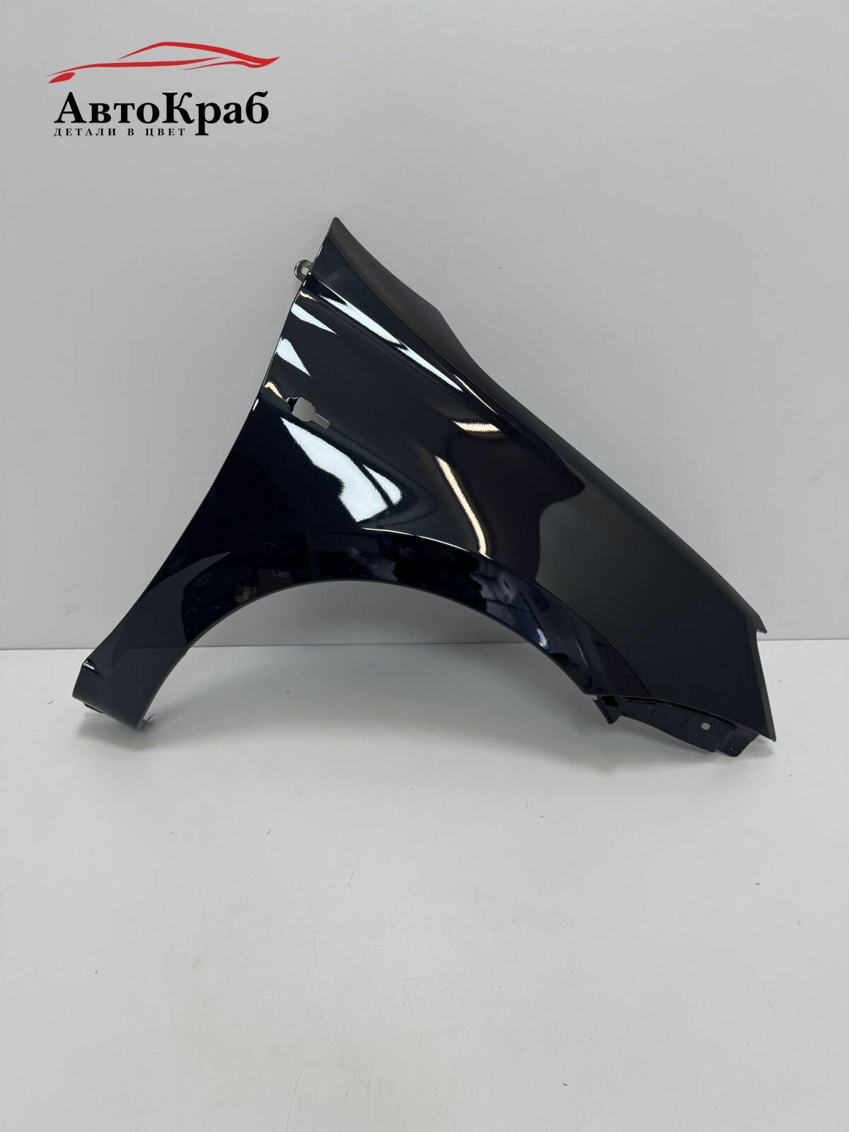 Крыло переднее правое металлическое в цвет для Lada Гранта 2011 - 2018 г. 665 - космос, аналог