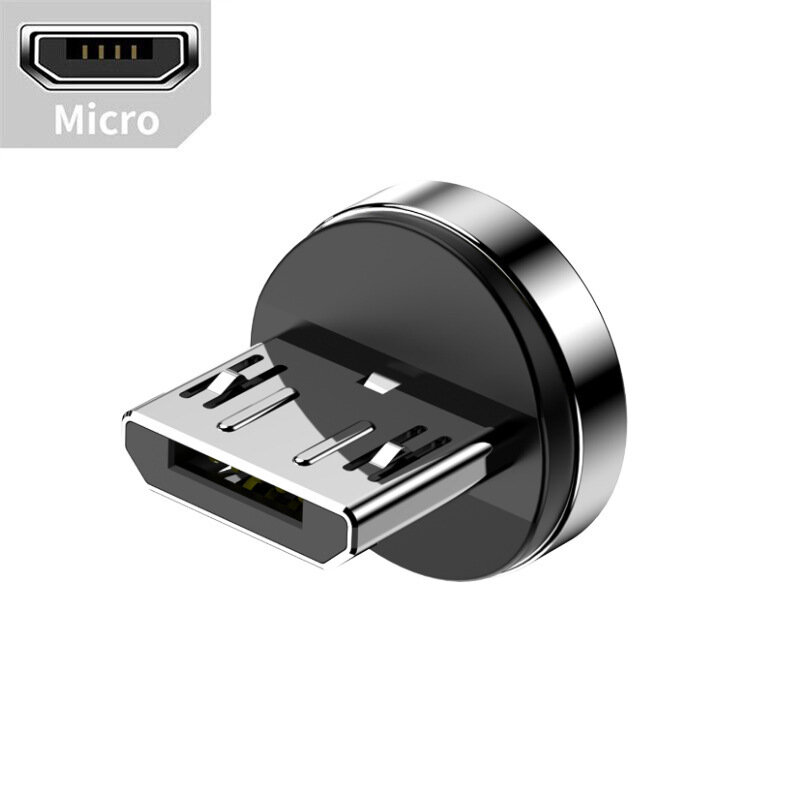 Магнитный разъем Micro USB для Android, совместимый с Micro USB зарядками, без кабеля