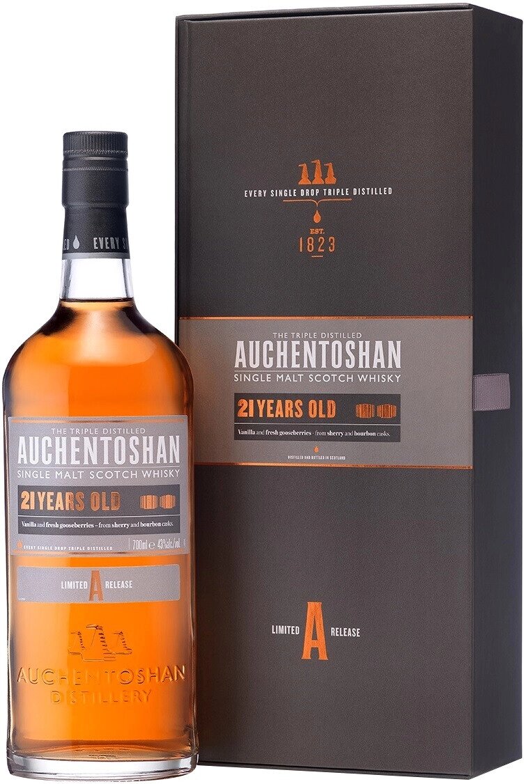 Виски "Auchentoshan" 21 Years Old, gift box, 0.7 л