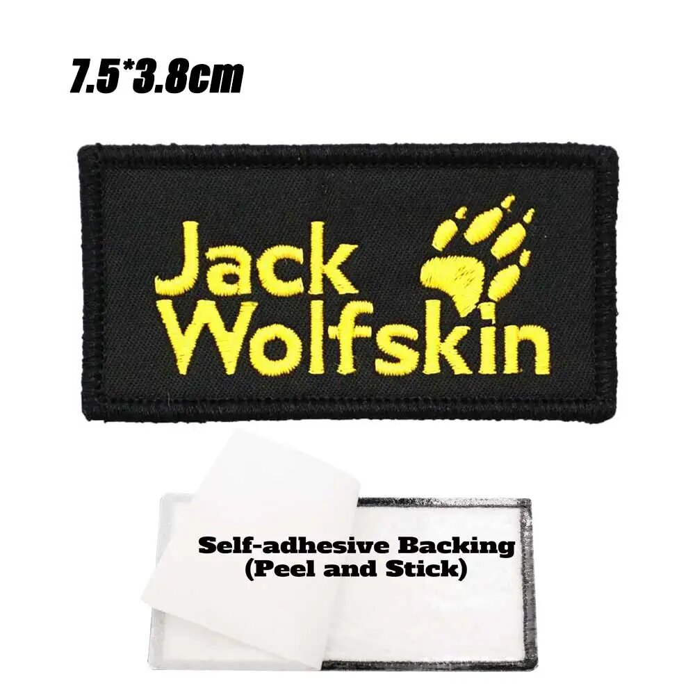 JACK WOLFSKIN вышитая нашивка военный значок BB142 adhensive