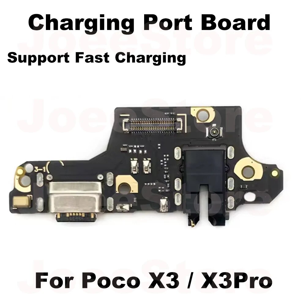 1 шт. плата порта зарядки для Xiaomi Redmi Note 8Pro 9S 9Pro 10 10Pro 11 11Pro 4G 5G Poco X3 USB разъем для зарядки микрофонный гибкий кабель 1x For X3 X3Pro