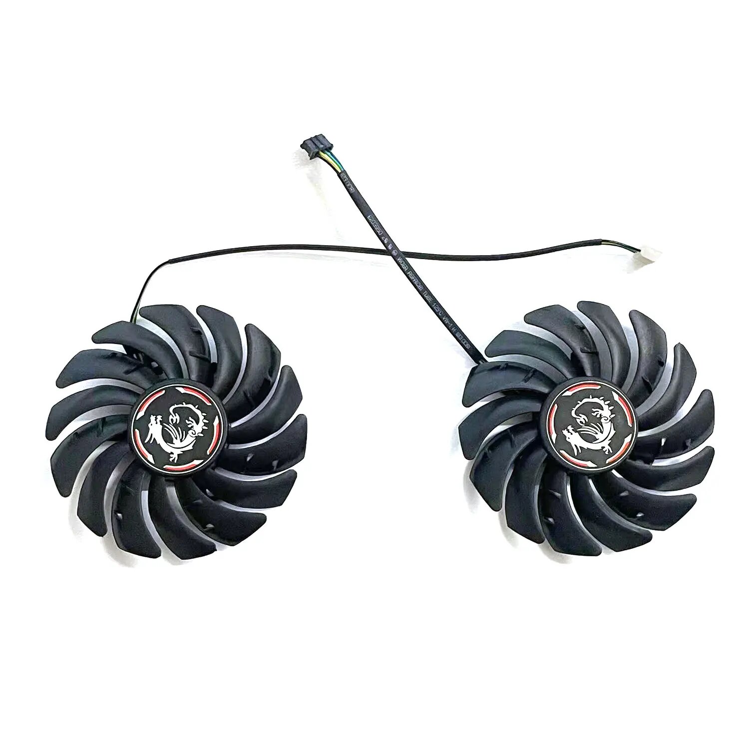 Вентилятор охлаждения UKGF для MSI RTX 2060 Super GAMING X, 2 FAN, черный