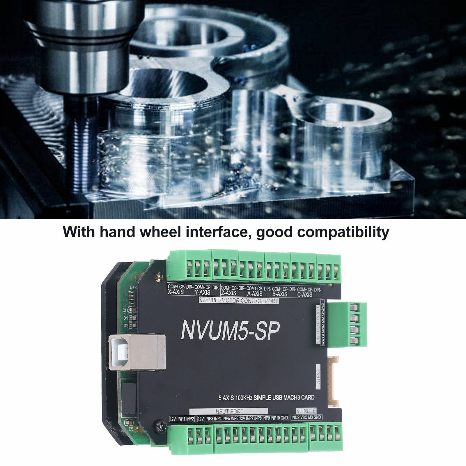 5-осевая плата ЧПУ для гравировки 18-32В