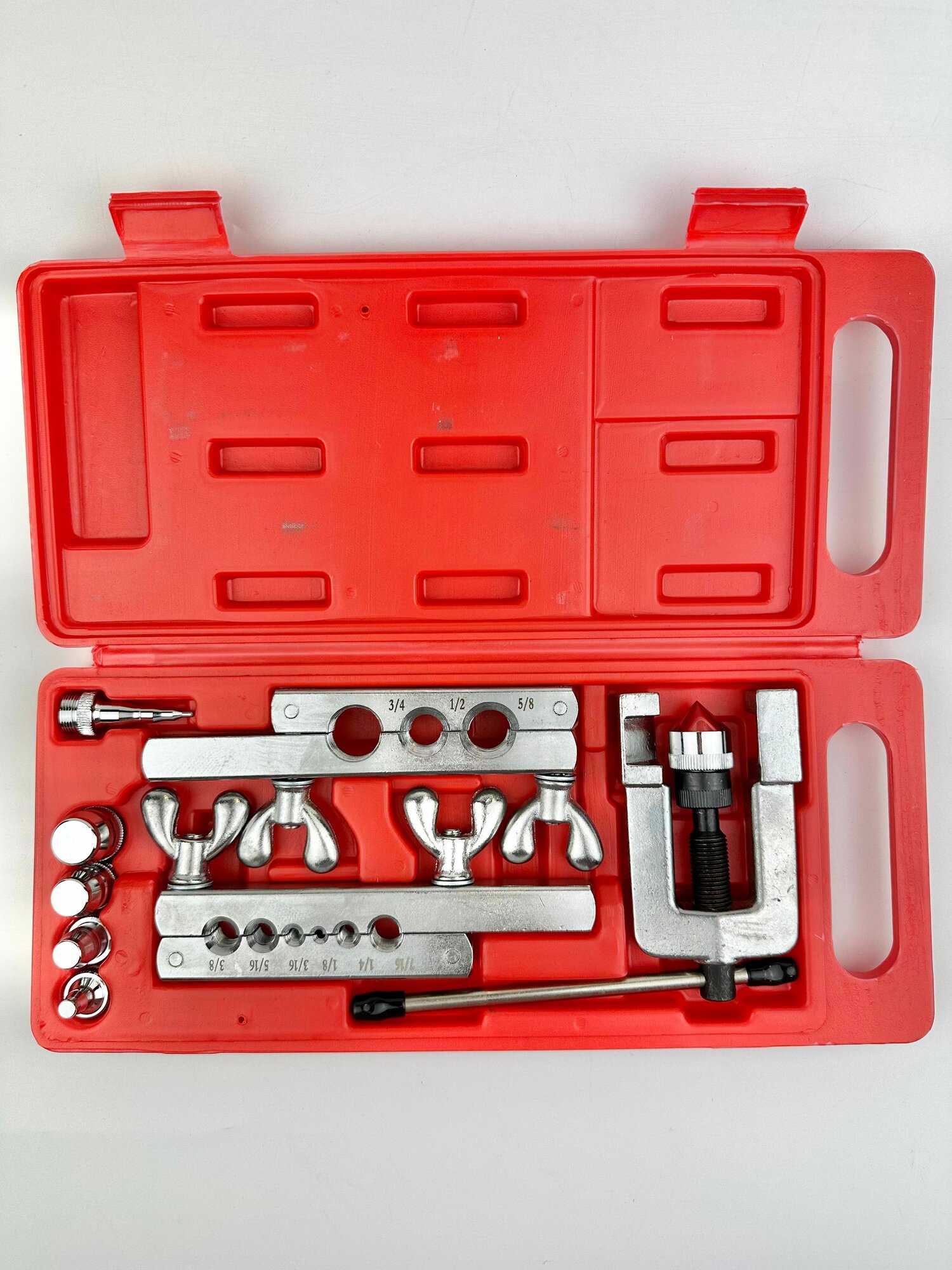 Набор для развальцовки, вальцовки c труборасширителем CT-275 CH-275 + кейс для переноски инструмента, 8 предметов