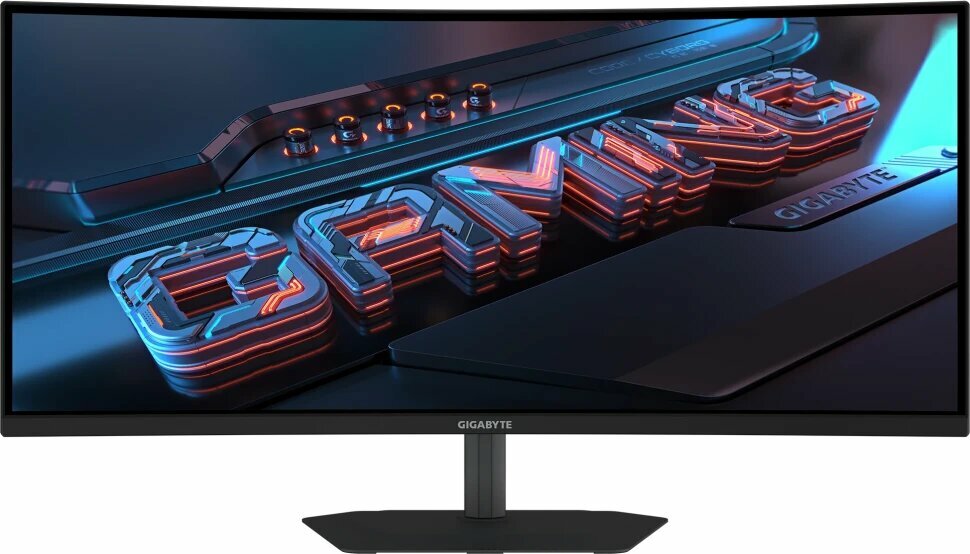 34" Монитор GIGABYTE G34WQC2 EK, 3440x1440, 200 Гц, VA, 1500R, 1 мс, черный