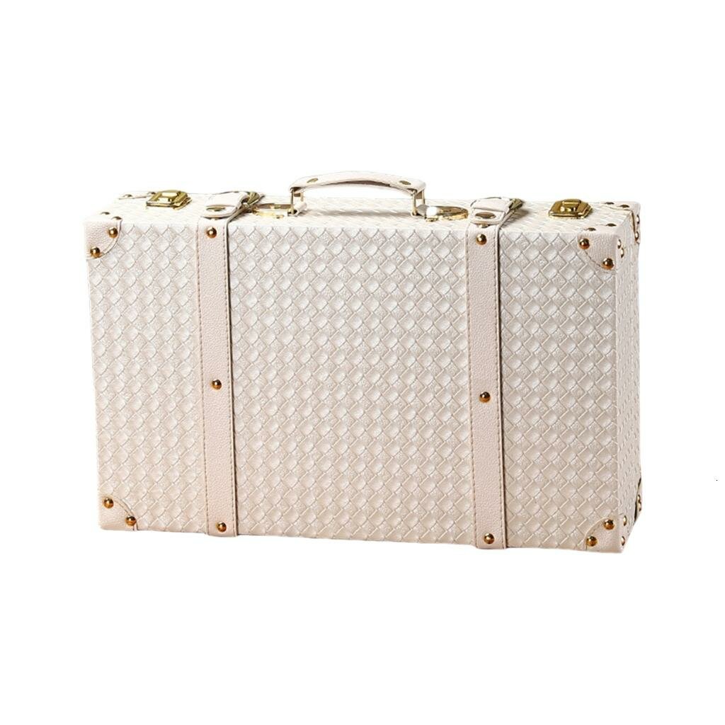 Ретро-сундук для хранения, Белый - L