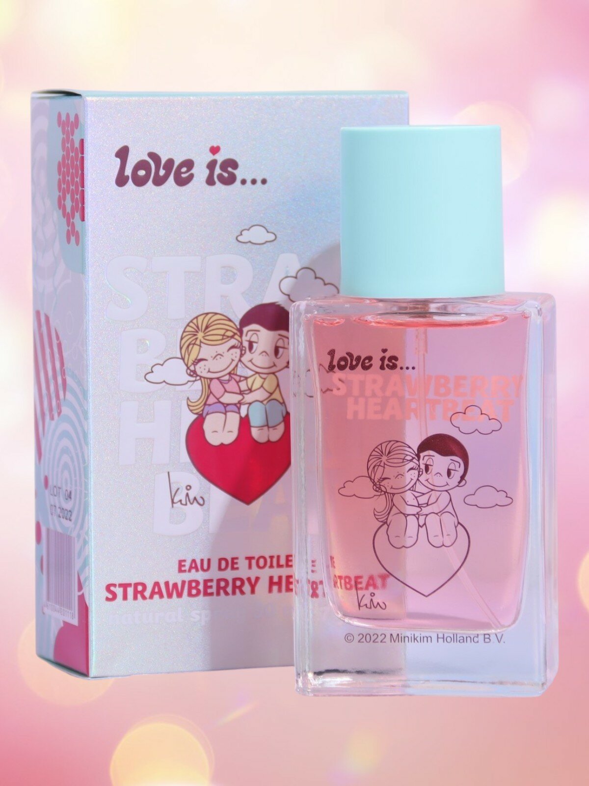 Туалетная вода женская Love is Strawberry Heartbeat, 50 мл