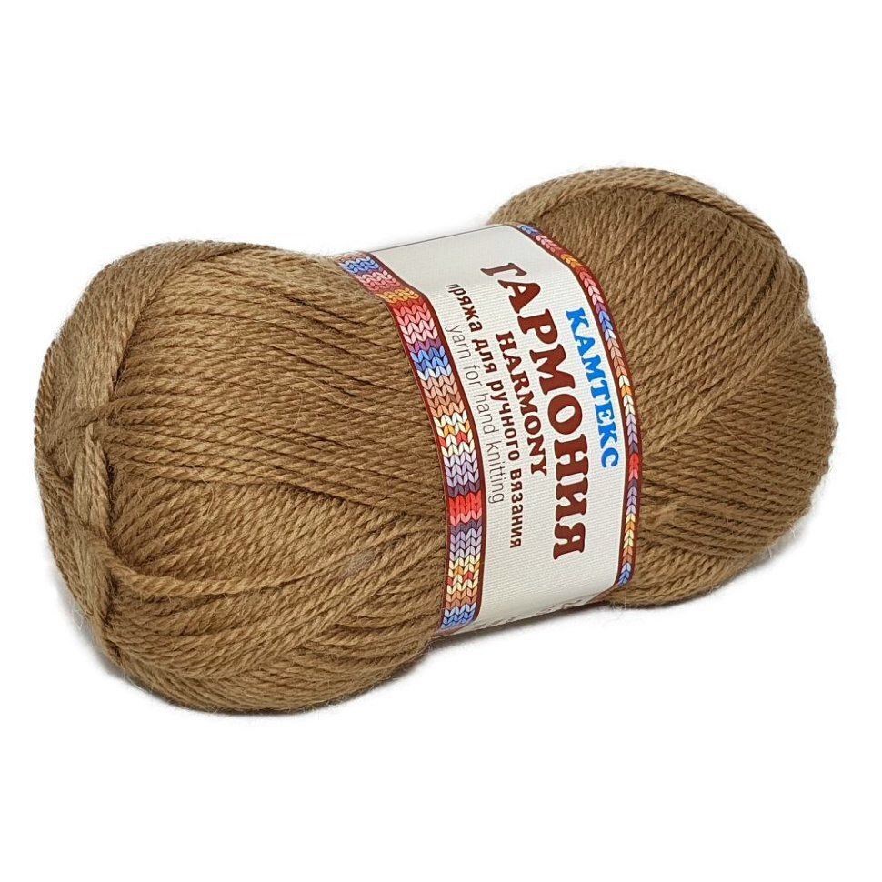 Пряжа Камтекс гармония 077 т. беж (5 мотков)