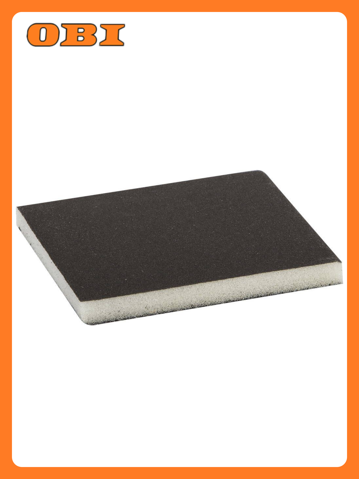 Губка шлифовальная ЗУБР, Р180, для дерева, металла, пластика, 123x98x12 мм