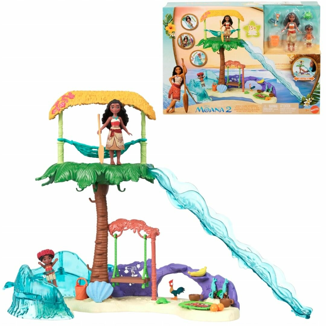 Игровой набор Mattel Disney Moana 2 - Набор Island Adventures/Остров приключений Моана - JFF13