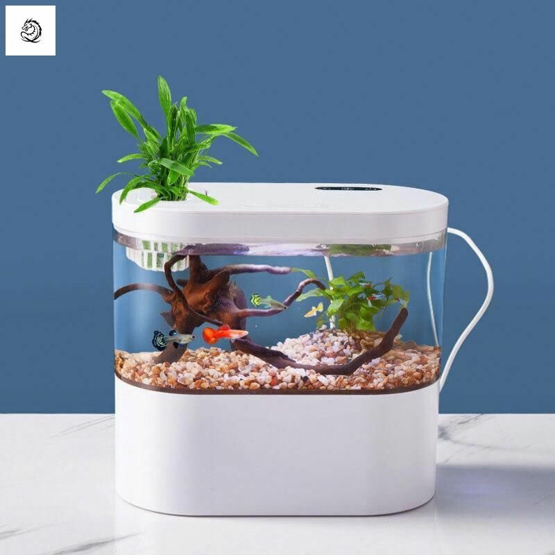 Двухуровневый аквариум с системой фильтрации и LED-подсветкой 2 л
