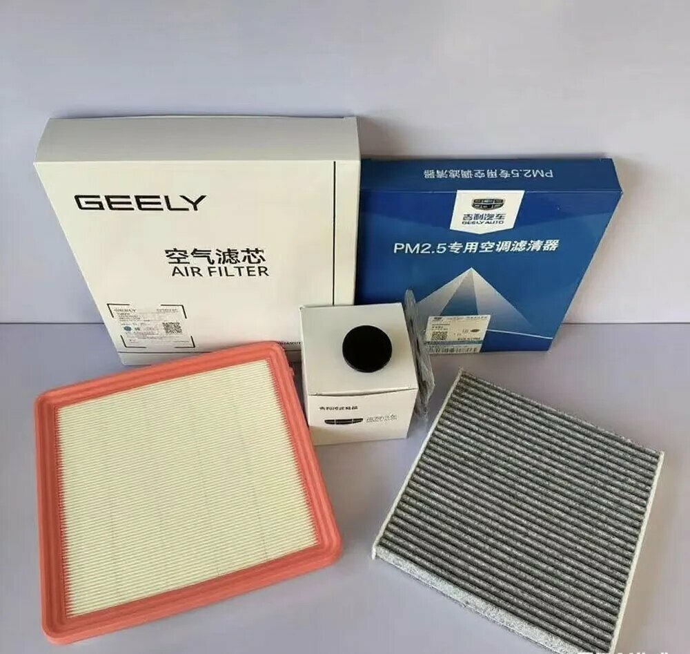 Комплект фильтров для ТО Geely Coolray 1.5T SX11 2019-2023 Belgee X50 2024-