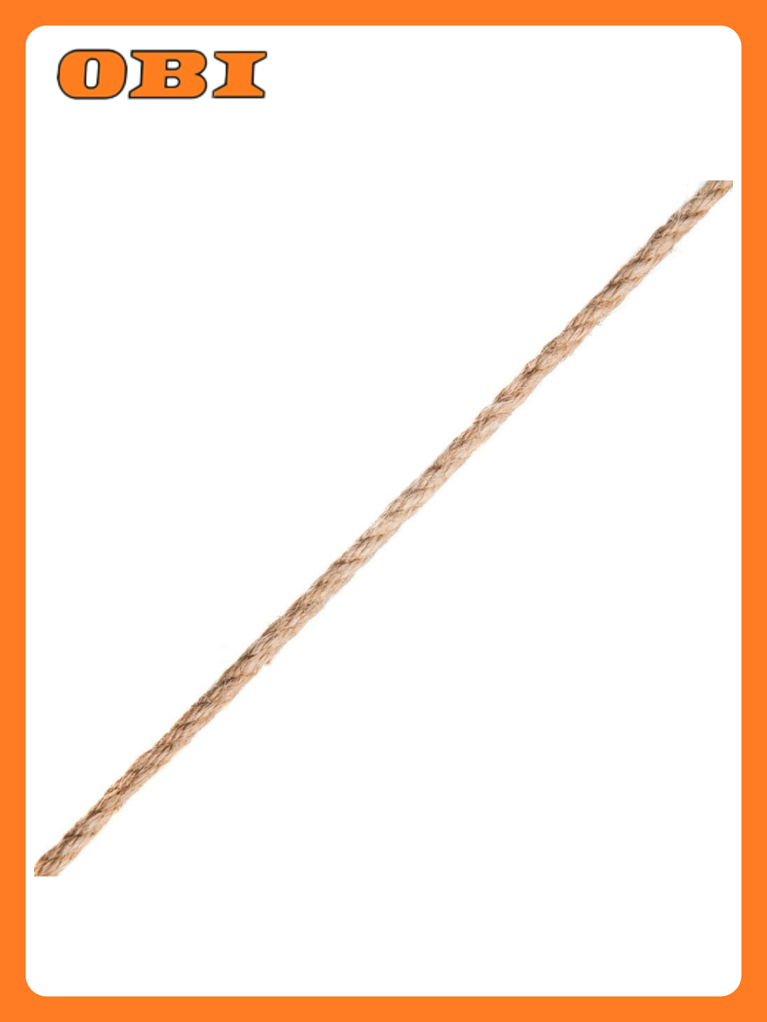 Трос Tech-KREP джут 6 мм 25 м