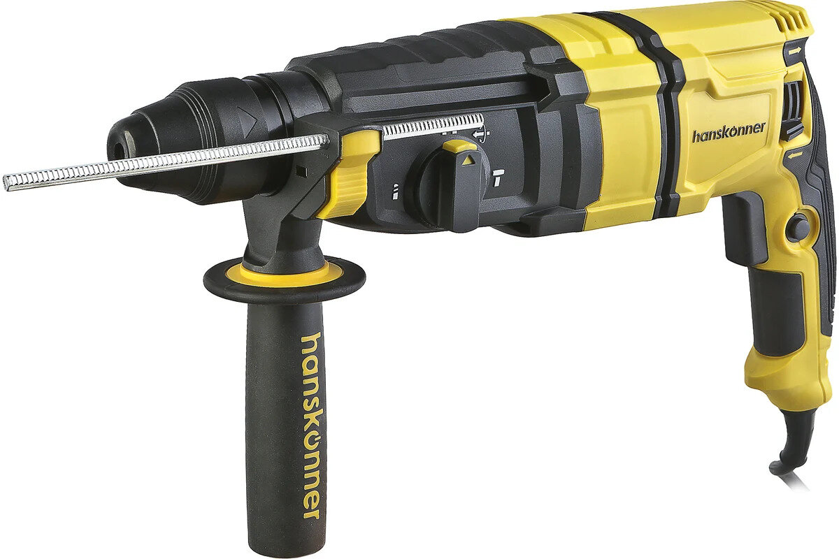 Перфоратор SDS-Plus 1100Вт, 3.3Дж, 0-5100уд/мин Hanskonner HRH1130AVS