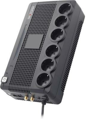 ИБП импульс пионер 650, 650Ва/360Вт, LED, USB, RJ11/RJ45, SCHUKOх6