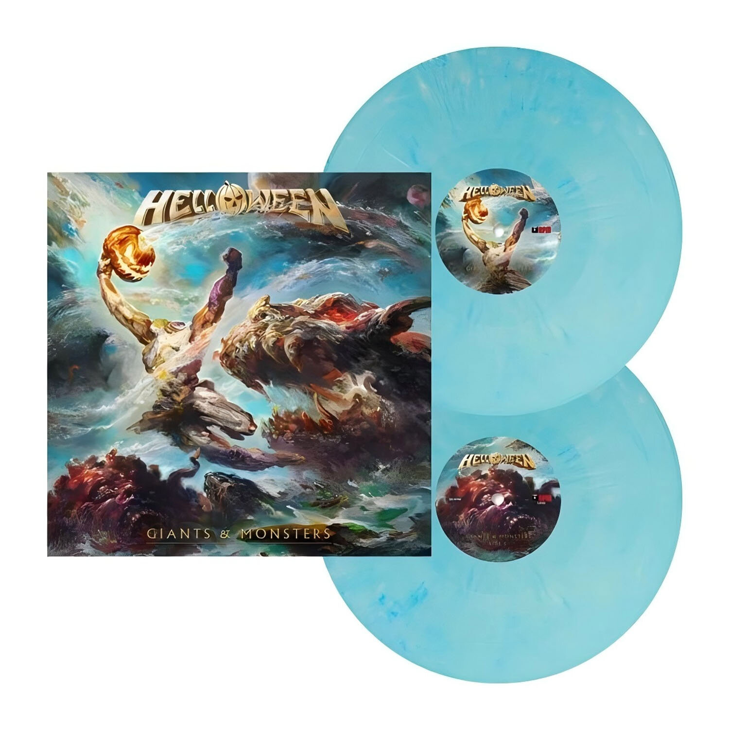 Виниловая пластинка Helloween - Giants & Monsters /> 2 x Vinyl, LP, Single Sided, Etched, Blue
