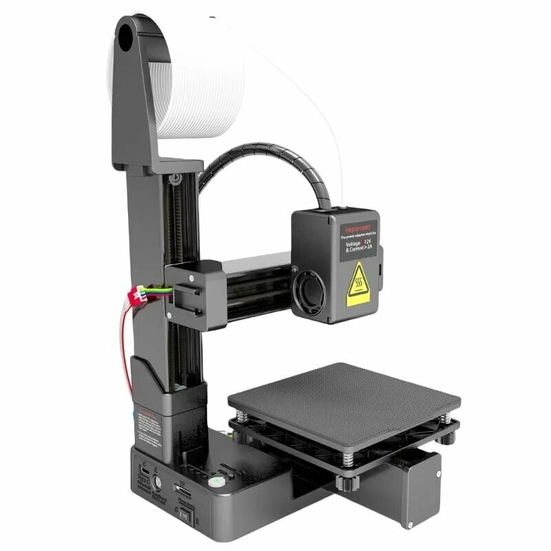 K10 Тихий 3D Принтер для Начинающих, Черный