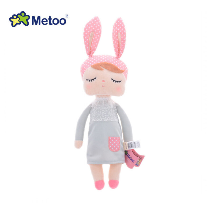 Плюшевая игрушка кролик METOO Angela Girl кукла-кролик успокаивающий подарок на день рождения детская игрушка Дрим Грей