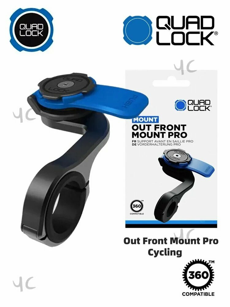 Quad Lock Крепление для телефона на велосипед Out Front Mount Pro yc