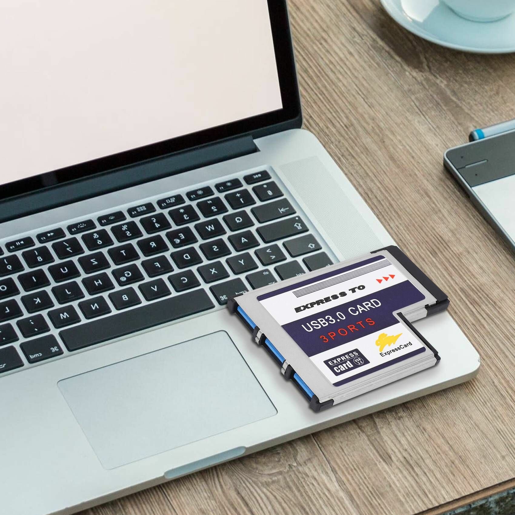 3-портовая карта USB 3.0 Express Card 54 мм PCMCIA для ноутбука новинка