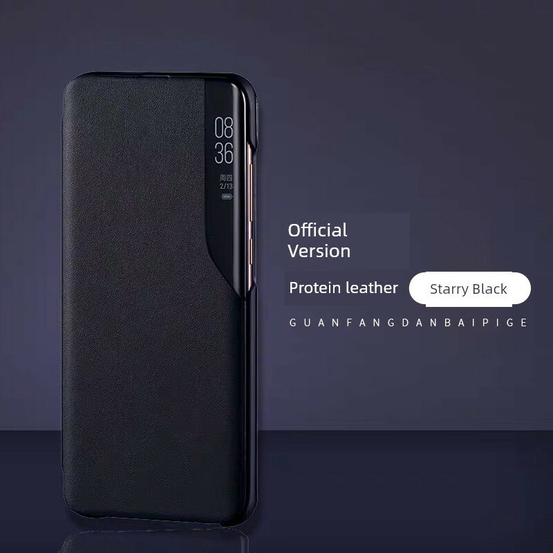 Флип-чехол для Xiaomi 10/10 Pro, звездный черный, полная защита, ударопрочный