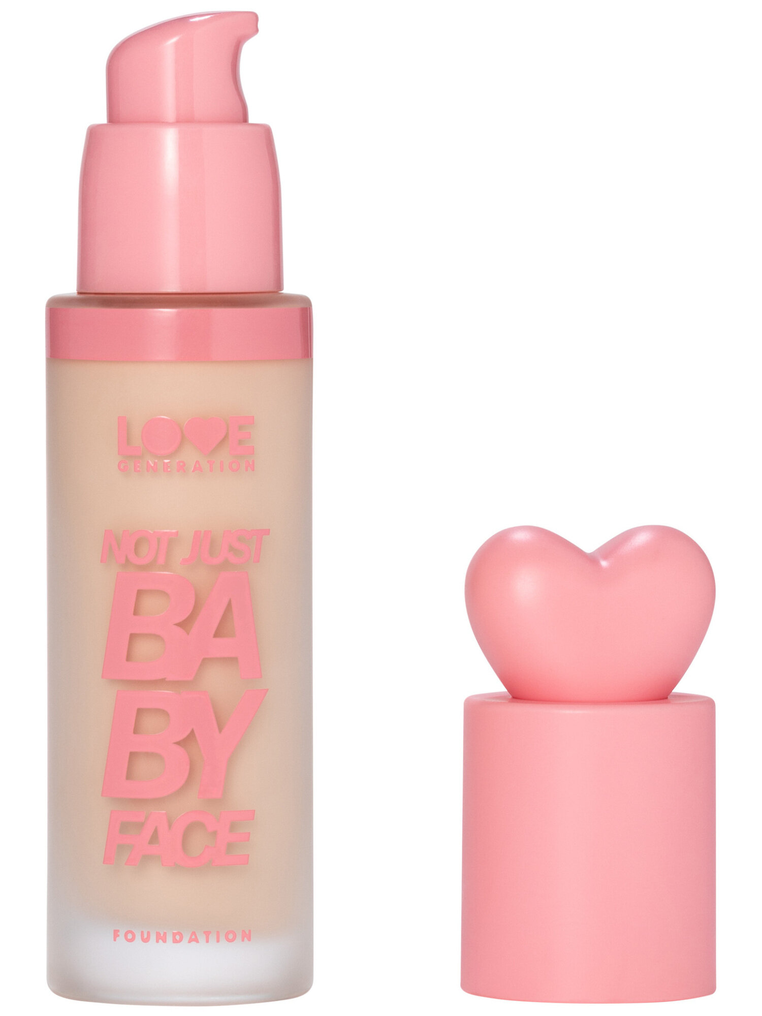 Тональный крем с эффектом естественного сияния Love Generation Not Just Baby Face, тон 01, слоновая кость, 30 мл