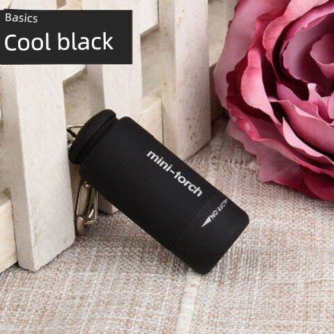 Мини-фонарик LED, мощный свет, бытовой, с USB-зарядкой, портативный, для студентов, маленький фонарик, фонарик-брелок