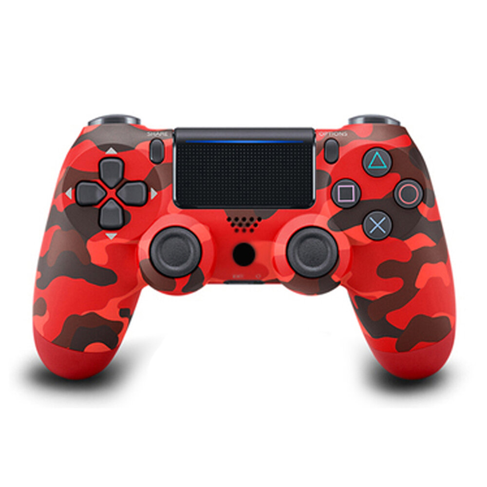Двойной шок беспроводной контроллер BT геймпад игровой контроллер замена для контроллера Sony PS4 PlayStation 4, материал ABS, цвета: фиолетовый, серый, зеленый, коричневый, красный, темно-синий, розовое золото, синий, камуфляж красный, камуфляж серый,