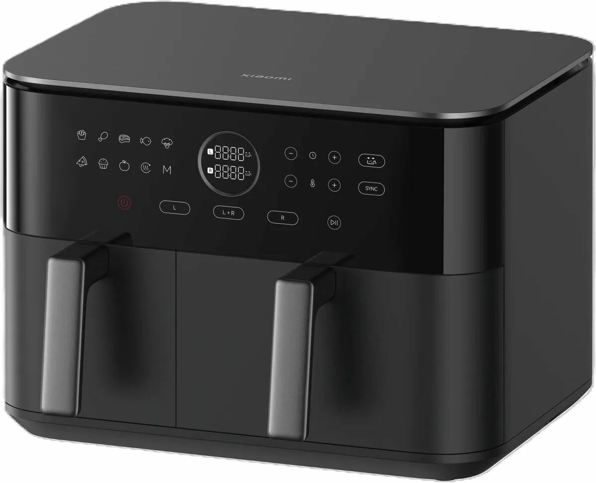 Аэрогриль Xiaomi Dual Zone Air Fryer 10L EU (BHR07SGEU), черный