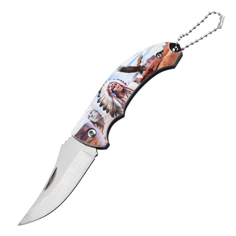 Нож для активного отдыха, складной нож с высокой твердостью 3D, миниатюрный карманный нож, нож для активного отдыха, туристическое снаряжение, нож для фруктов.