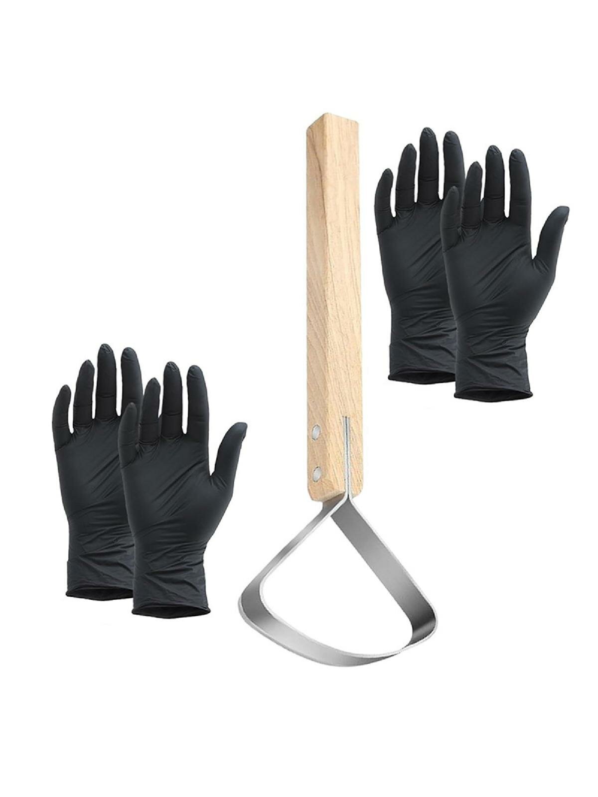 Скребок-скребок с Перчатками, Инструмент для выделки шкур, Принадлежности для Таксидермии