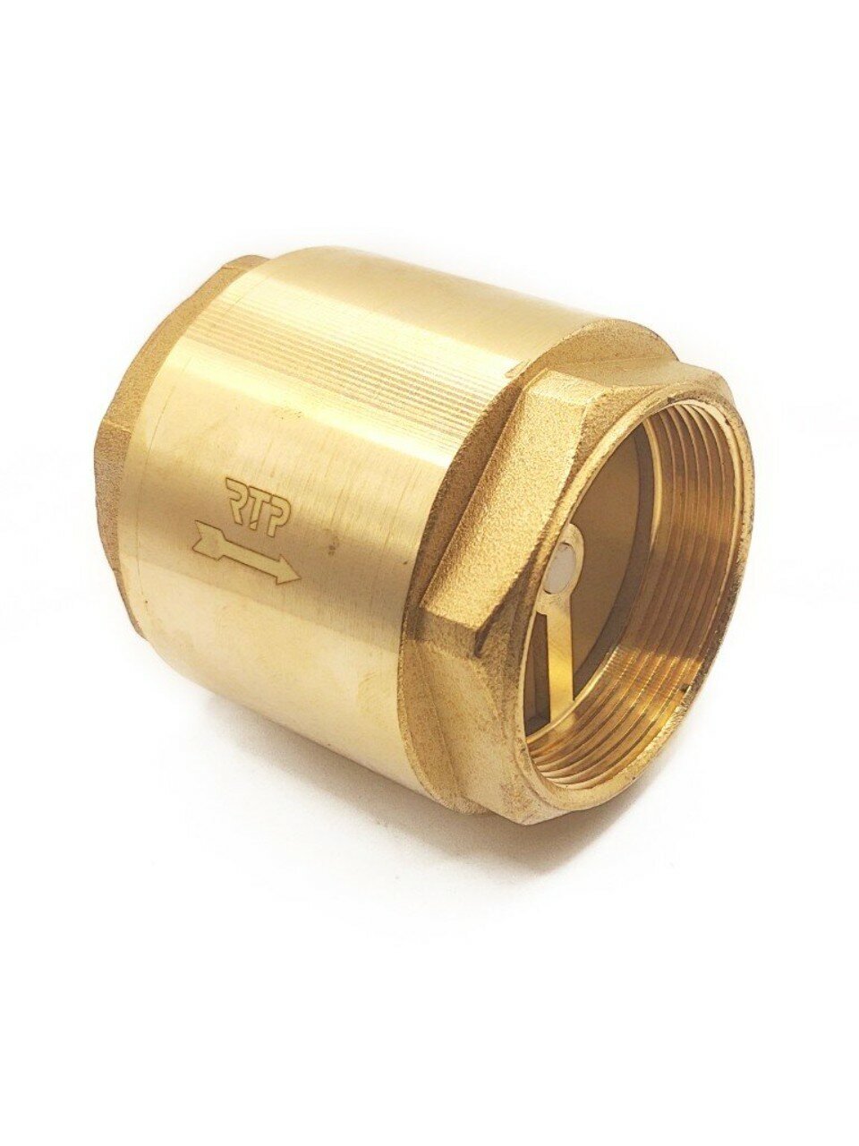 Клапан обратный 1/2" г-г РосТурПласт, Россия, арматура запорная