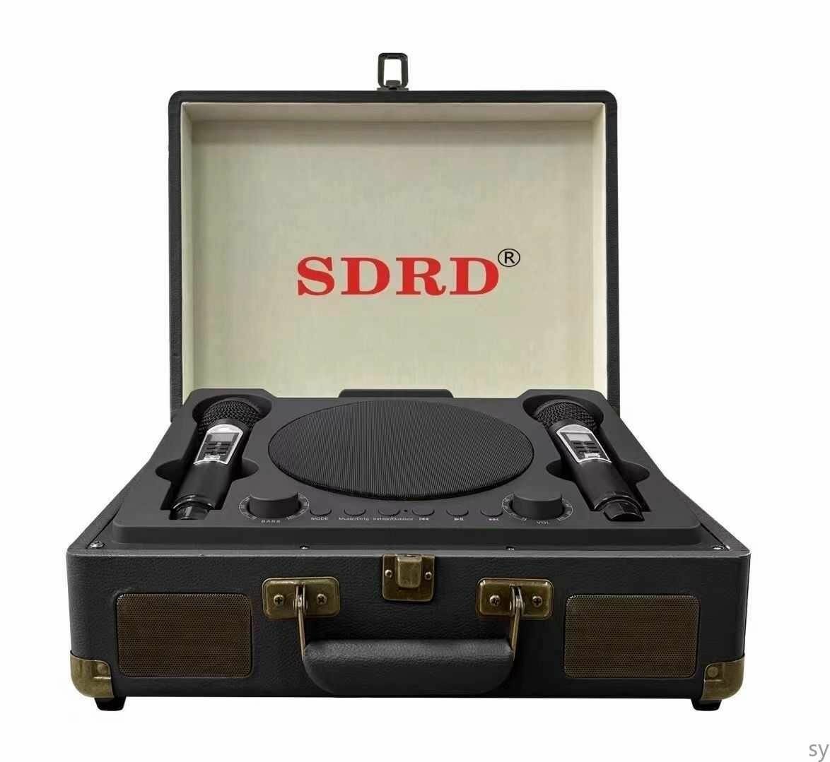 Караоке система с двумя микрофонами SORDA SD-2109, черное