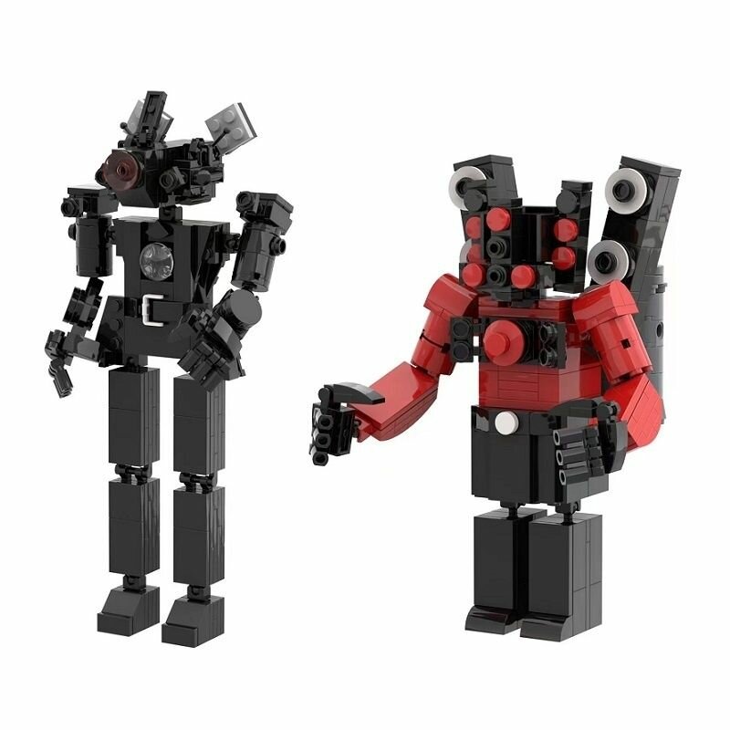 Туалет Skibidi игрушка-оператор Туалетный блок Skibidi Brix динамик фигурка говорящего человека