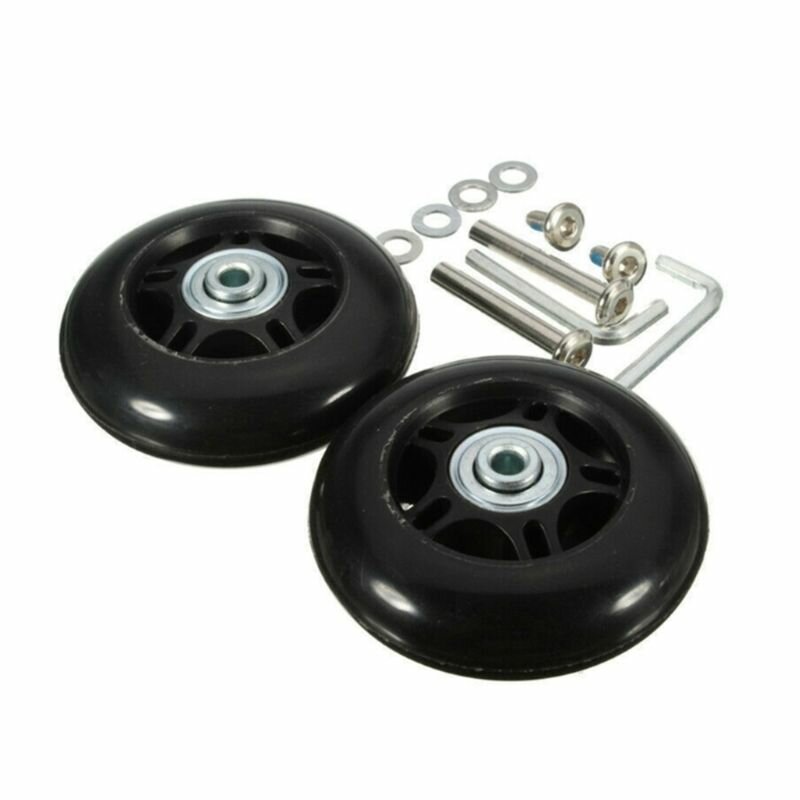 1 комплект колес для багажа, ремонта роликов чемодана, сверхмощные колеса, сменные ролики тележки коробки
