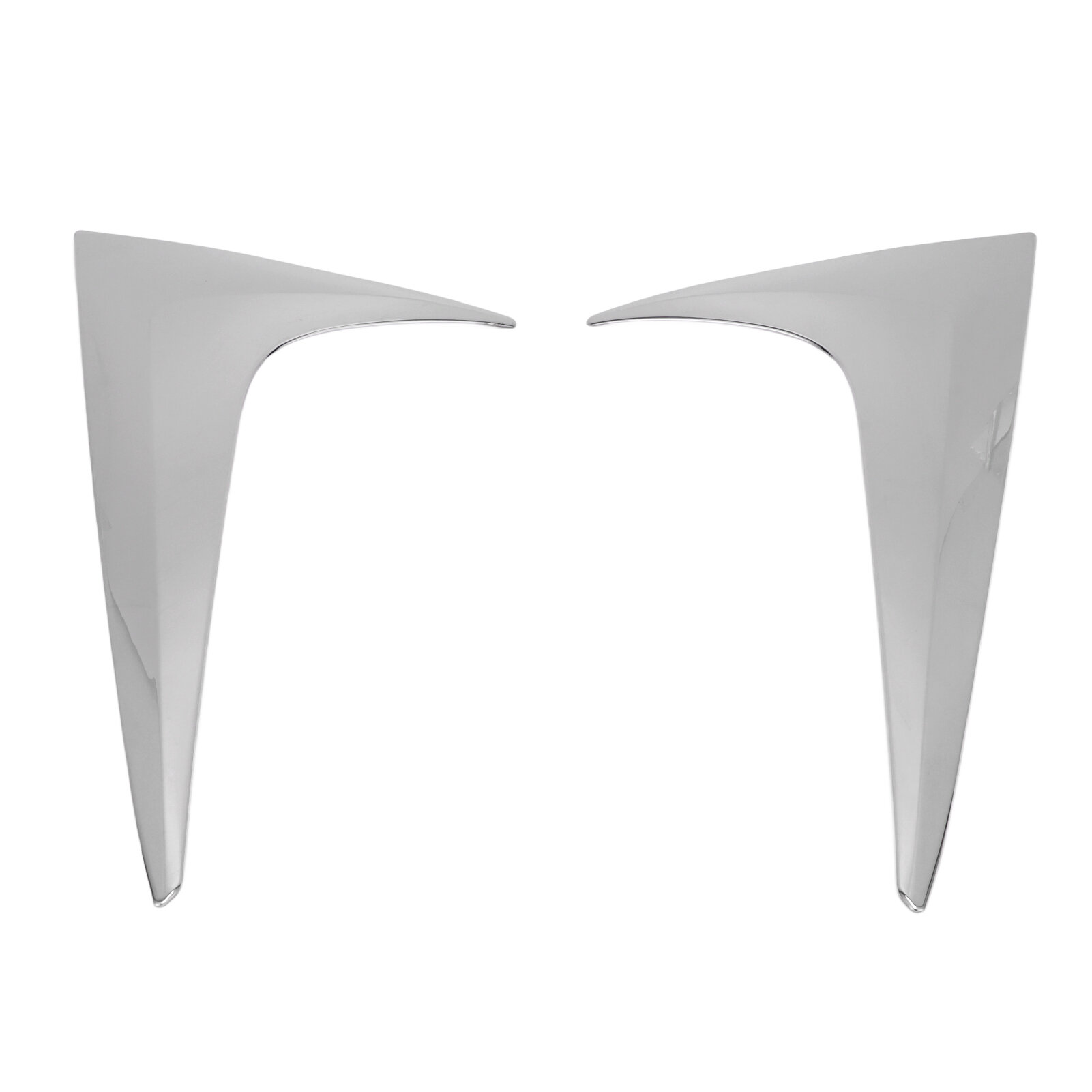 2PCS CAR заднее боковое окно спойлер хромированная замена для Mazda CX -5 CX5 KF 2017–2021