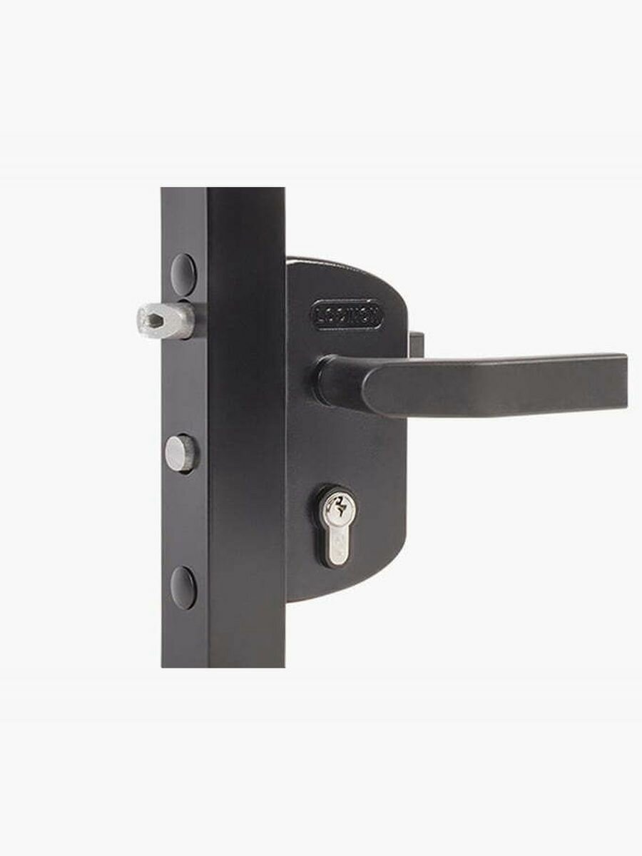 Замок накладной LTKZ4040P1L9005VEAG LOCINOX