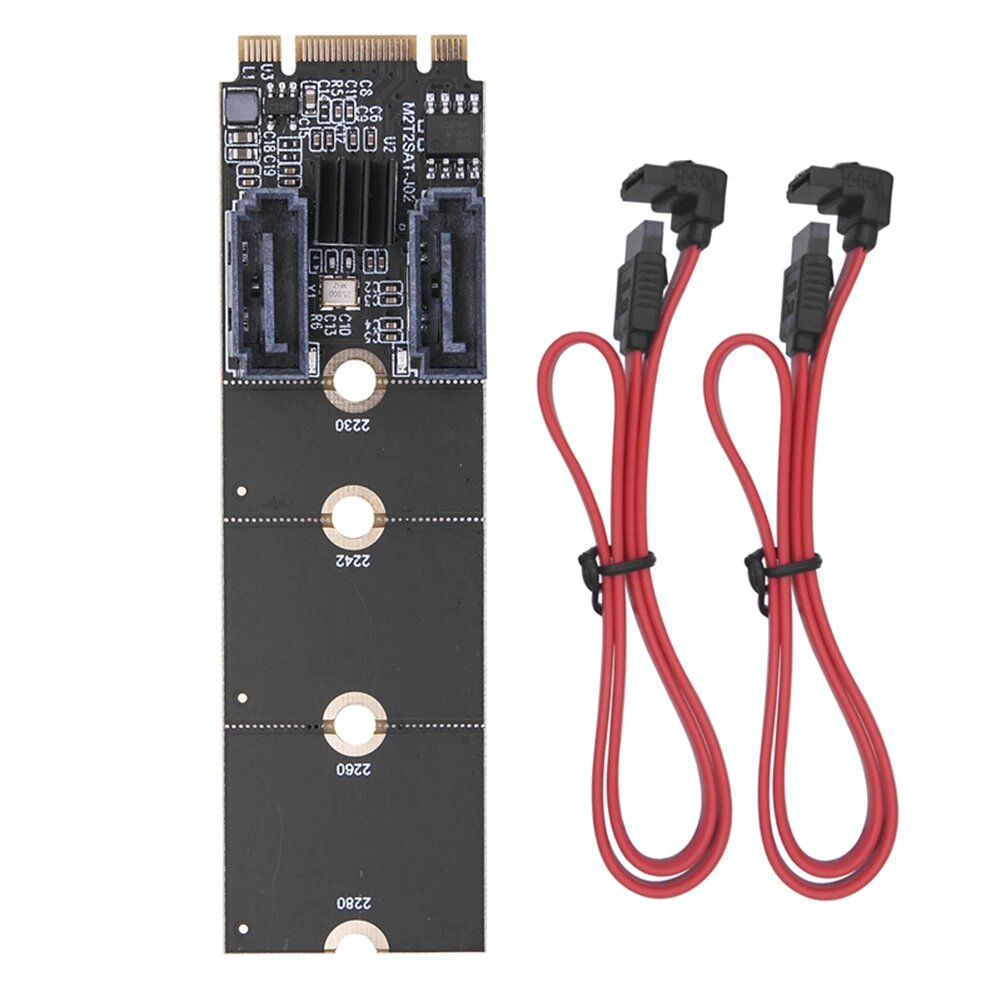 HOSPORT Адаптер NGFF M2 NVME к SATA3.0