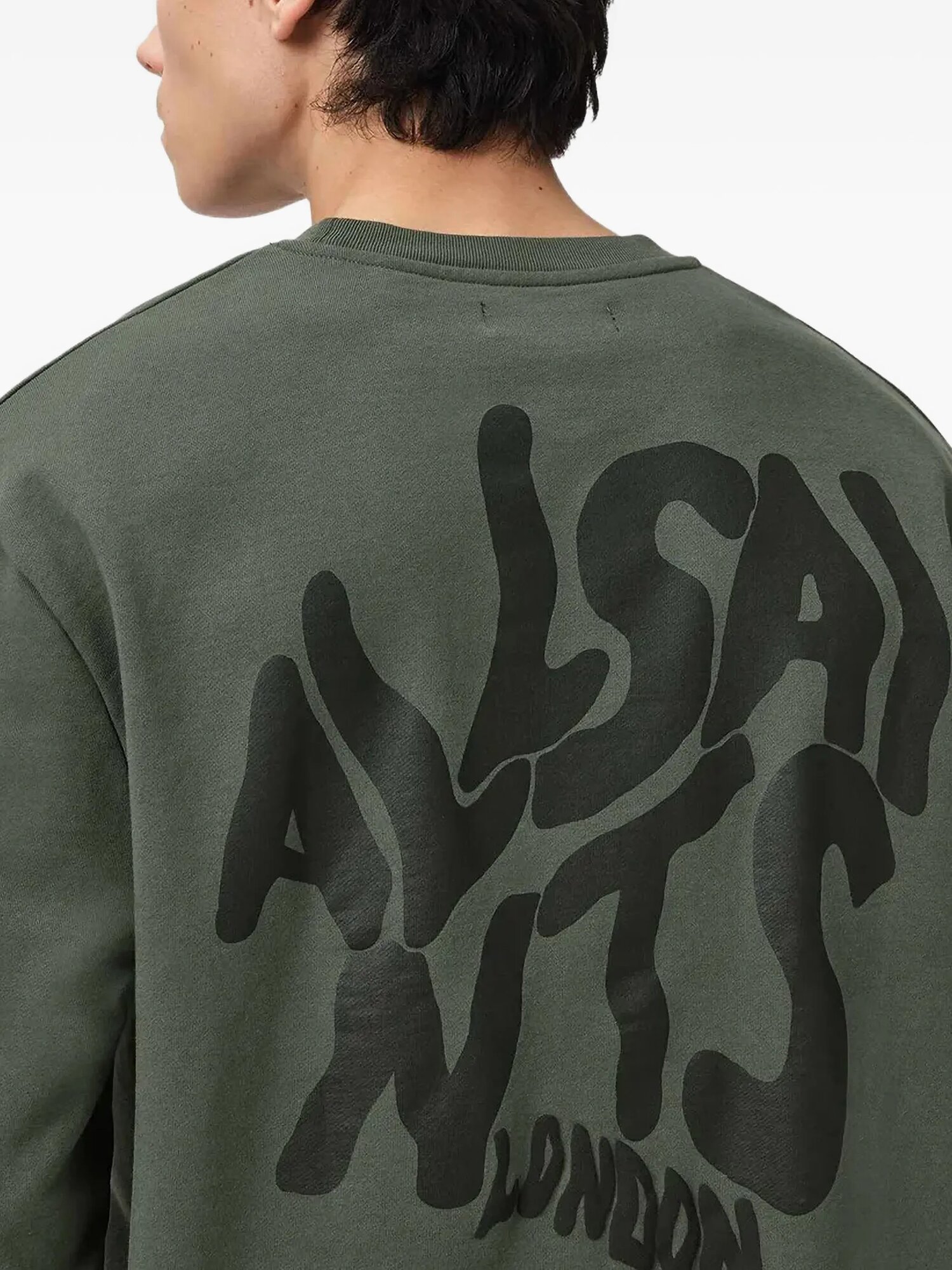 Толстовка AllSaints, размер 50, , green — фото 1
