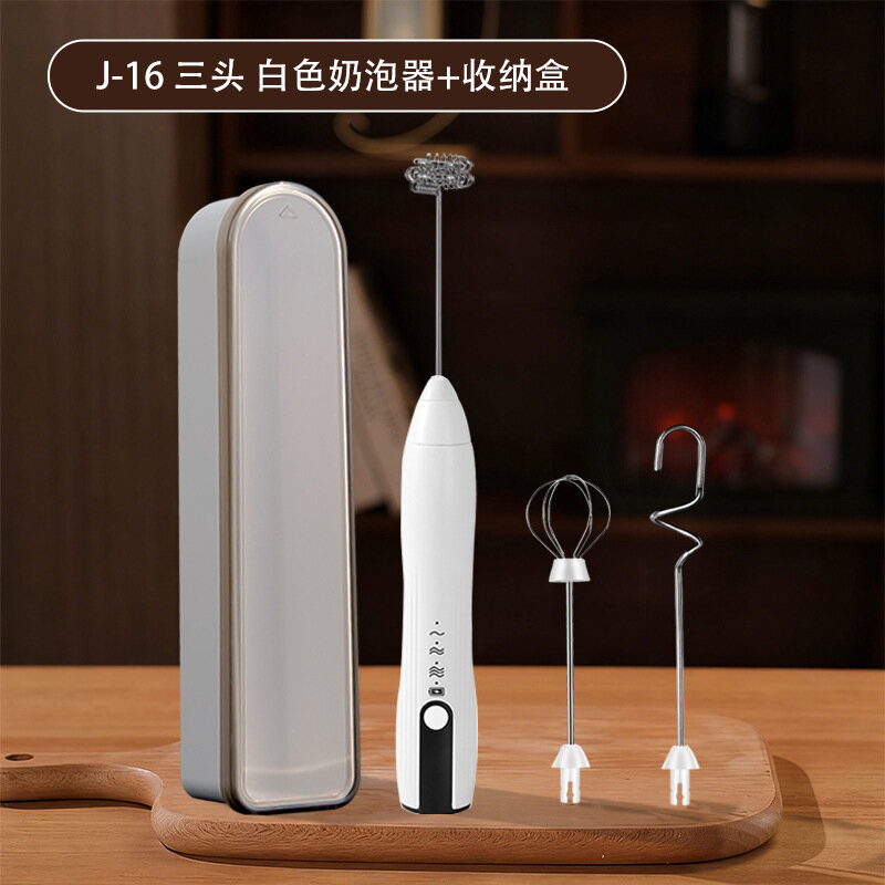 Молочный вспениватель, кофейный мешалка, ручной электрический молочный вспениватель, кремер, палка для смешивания молочного порошка, беспроводной, кросс-бордерный завод