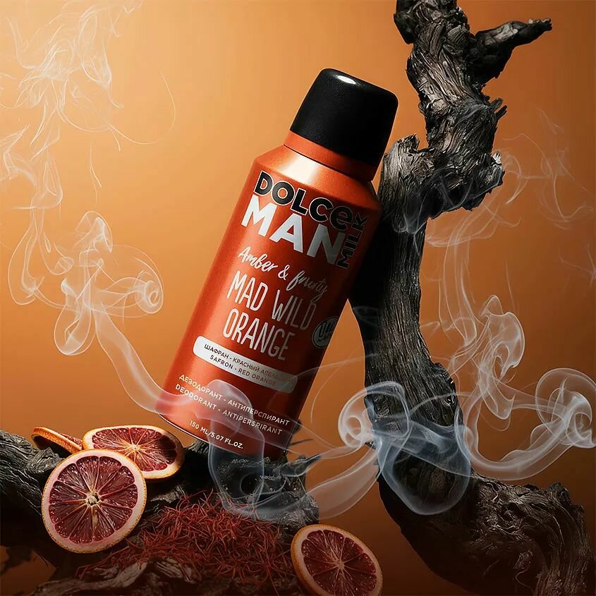 DOLCE MILK Дезодорант-антиперспирант Бедовый Апельсин Man Mad Wild Orange Deodorant, 150 мл