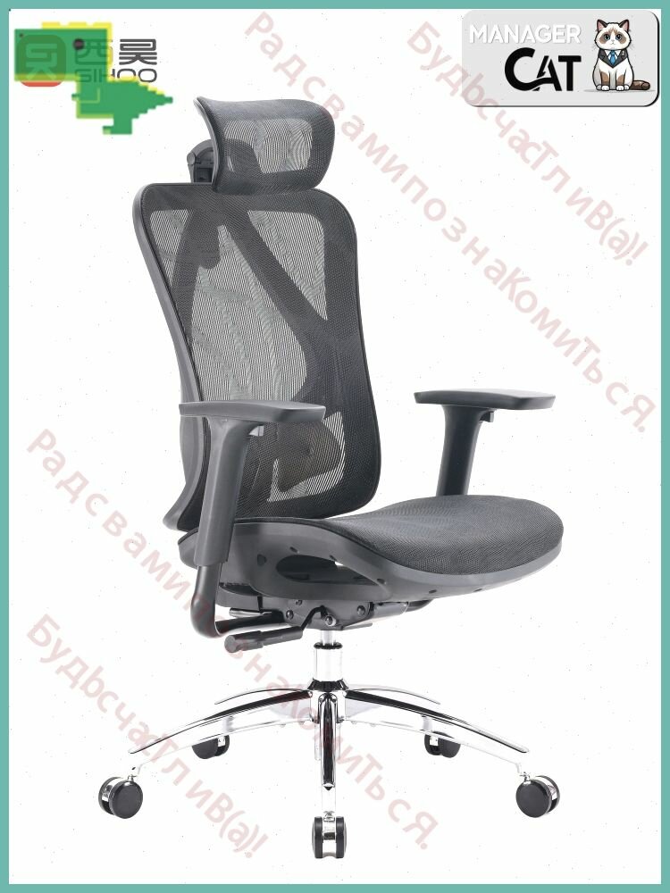 Офисное кресло, черный2 Красивый цвет B819