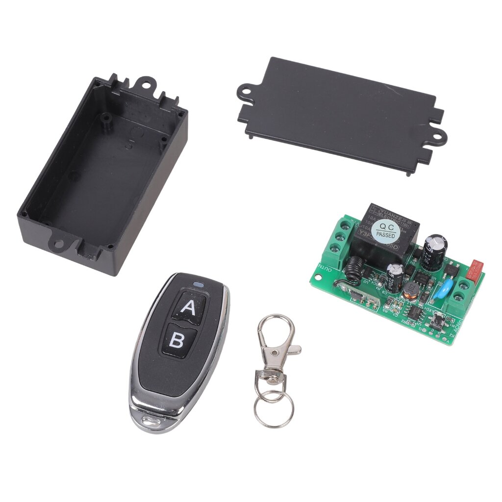 1CH 433 МГц RF Беспроводное Реле Дистанционного Управления Переключатель Передатчик с Приемником