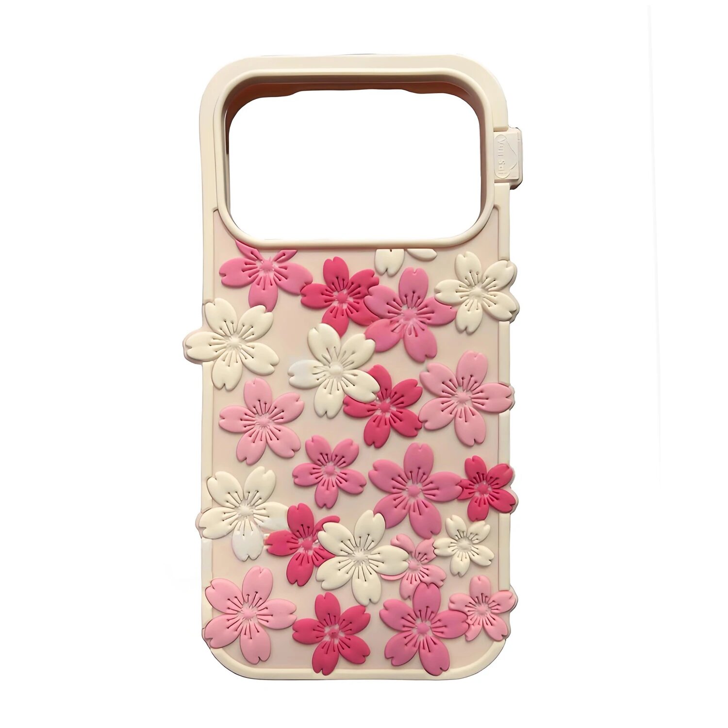 2025 новый дизайн для iPhone 17, 17 Pro, 17 Pro Max 3D iPhone17 Про Макс, Розовый, Cherry Blossom