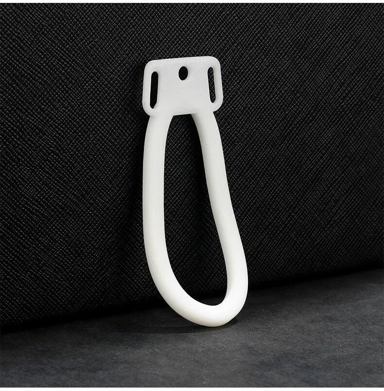 Устройство для имитации женских половых губ Hotplease Fufu clip lite маленький белый с ушками для фиксации ремешком